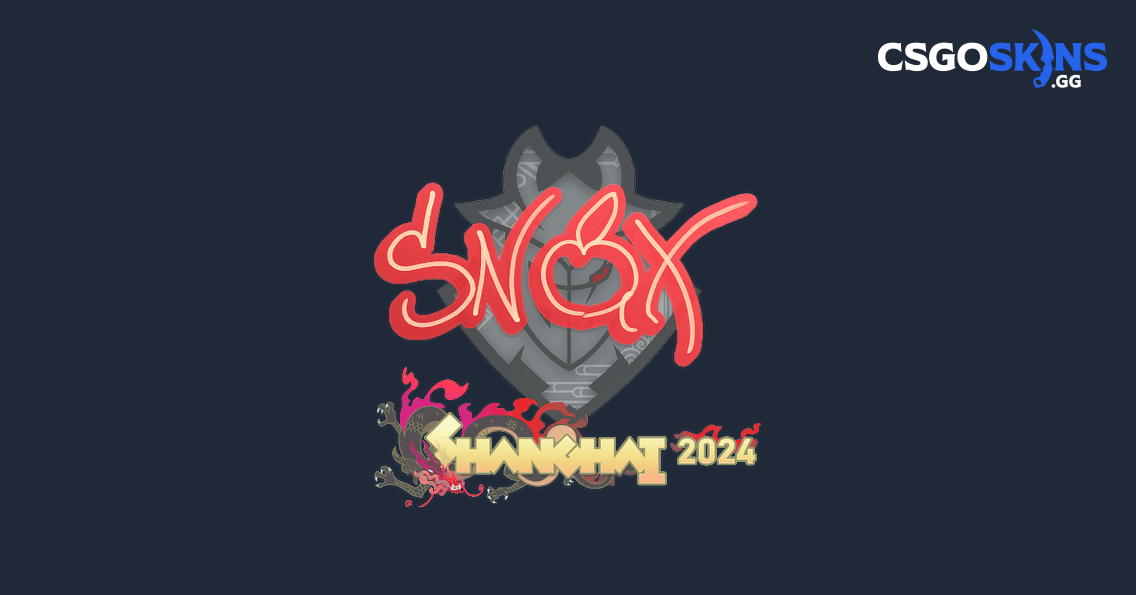 Sticker | Snax | Shanghai 2024 - CSGOSKINS.GG