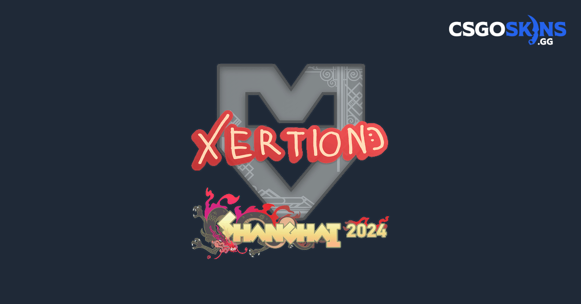 Sticker | xertioN | Shanghai 2024 - CSGOSKINS.GG