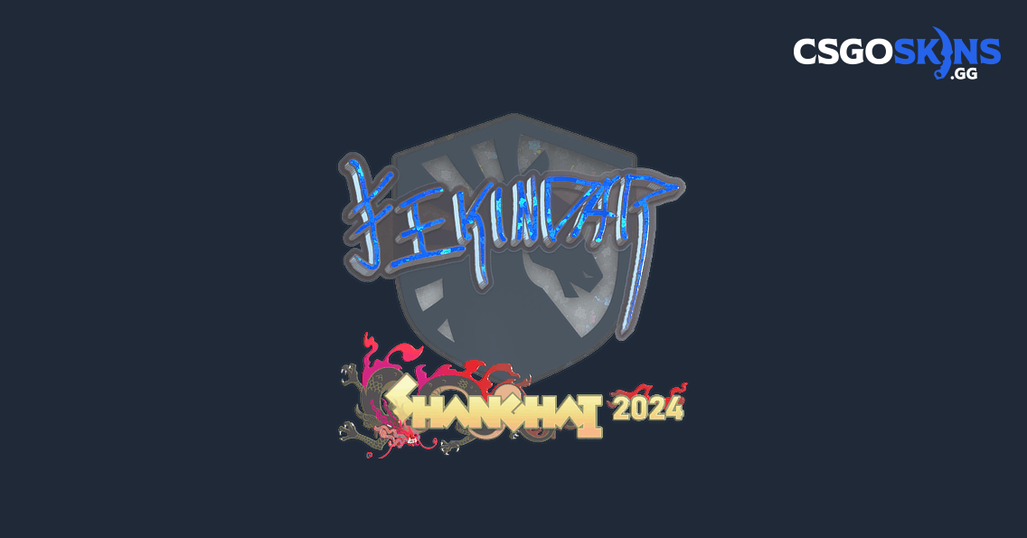 Sticker | YEKINDAR (Glitter) | Shanghai 2024 - CSGOSKINS.GG