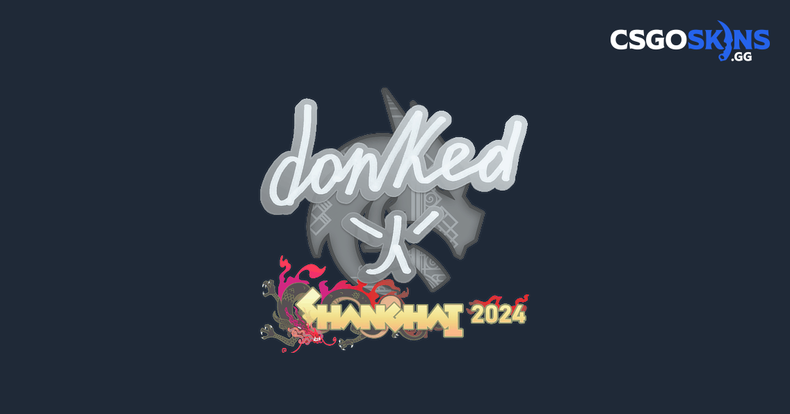 Sticker | donk | Shanghai 2024 - CSGOSKINS.GG