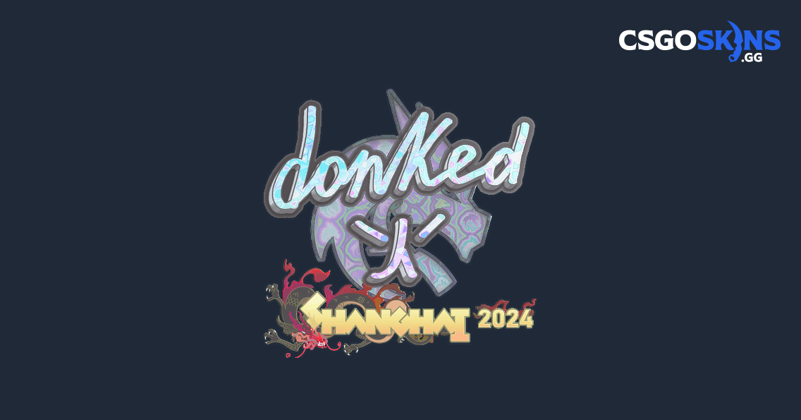 Sticker | donk (Holo) | Shanghai 2024 - CSGOSKINS.GG
