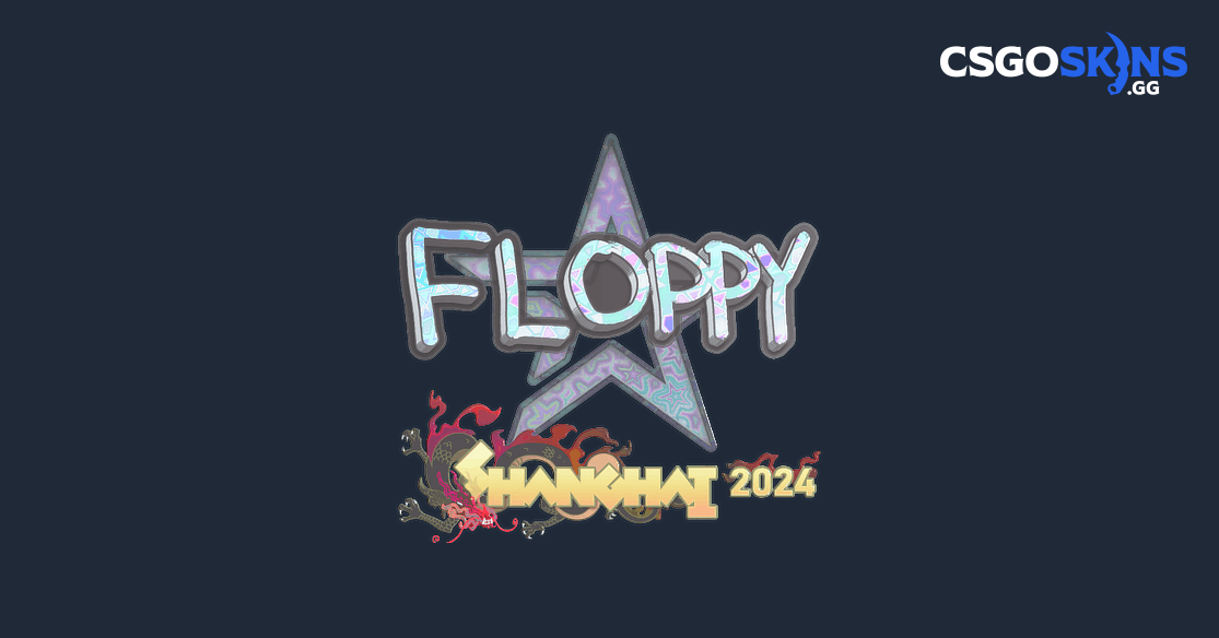 Sticker | floppy (Holo) | Shanghai 2024 - CSGOSKINS.GG