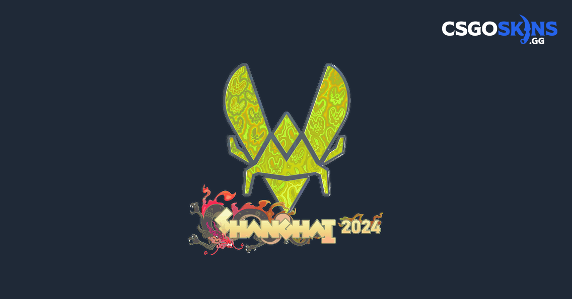 Sticker | Vitality (Holo) | Shanghai 2024 - CSGOSKINS.GG