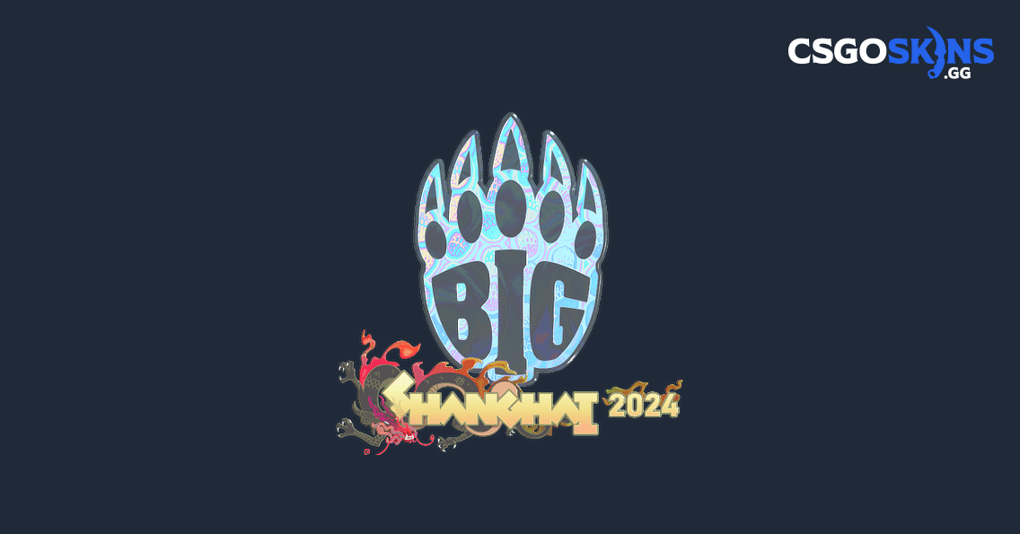 Sticker | BIG (Holo) | Shanghai 2024 - CSGOSKINS.GG