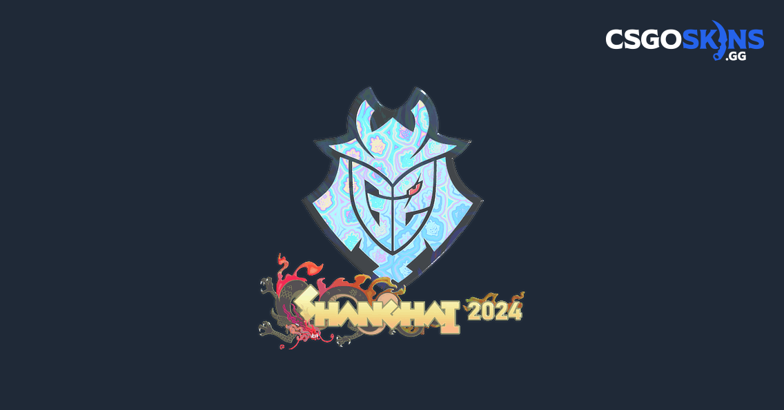 Sticker | G2 Esports (Holo) | Shanghai 2024 - CSGOSKINS.GG
