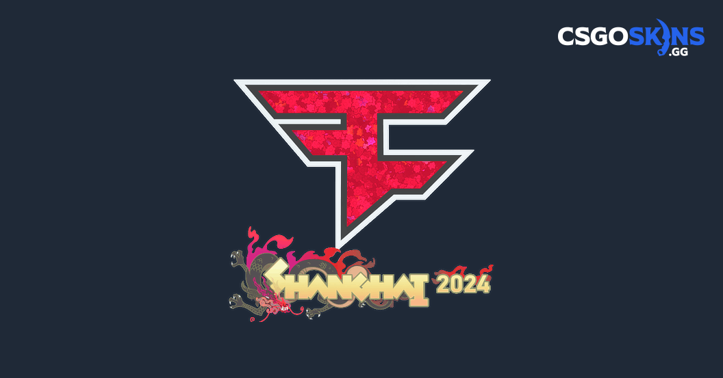 Sticker | FaZe Clan (Glitter) | Shanghai 2024 - CSGOSKINS.GG