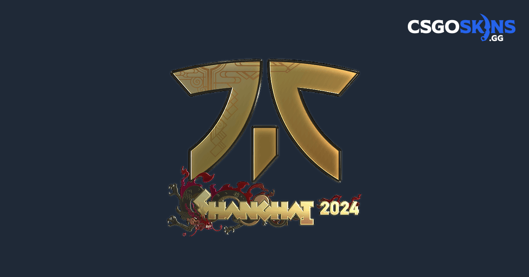 Sticker | Fnatic (Gold) | Shanghai 2024 - CSGOSKINS.GG