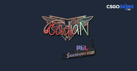 Sticker | cadiaN (Holo) | Stockholm 2021 - CSGOSKINS.GG