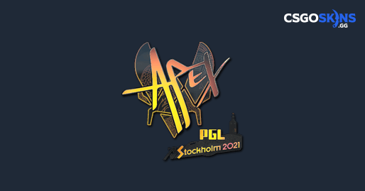 Sticker | apEX (Holo) | Stockholm 2021 - CSGOSKINS.GG