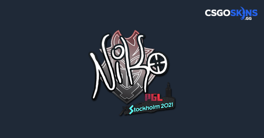 Sticker | NiKo | Stockholm 2021 - CSGOSKINS.GG
