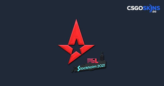 Sticker | Astralis (Foil) | Stockholm 2021 - CSGOSKINS.GG
