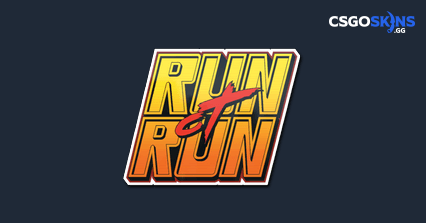 Sticker | Run CT, Run - CSGOSKINS.GG