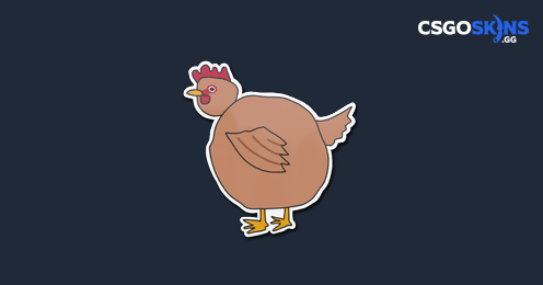Sticker | Poorly Drawn Chicken - CSGOSKINS.GG