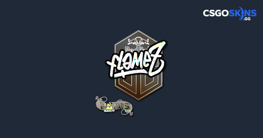 Sticker | FlameZ (Glitter) | Paris 2023 - CSGOSKINS.GG