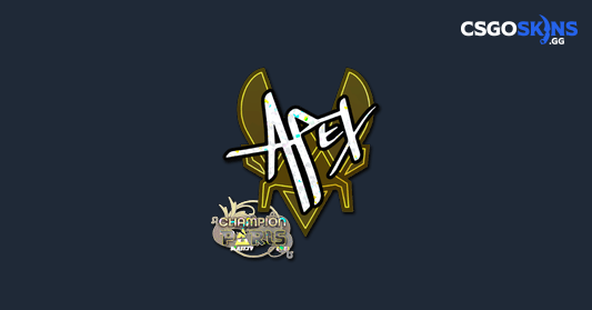 Sticker | apEX (Glitter, Champion) | Paris 2023 - CSGOSKINS.GG