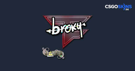 Sticker | broky (Glitter) | Paris 2023 - CSGOSKINS.GG