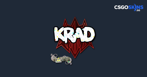 Sticker | Krad (Glitter) | Paris 2023 - CSGOSKINS.GG