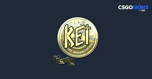 Sticker | KEi (Gold) | Paris 2023 - CSGOSKINS.GG