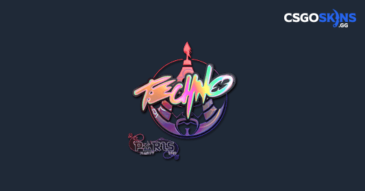 Sticker | Techno4K (Holo) | Paris 2023 - CSGOSKINS.GG
