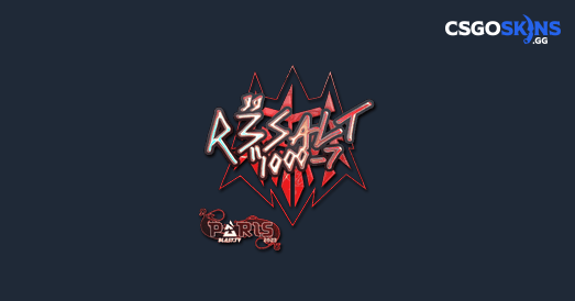 Sticker | r3salt (Holo) | Paris 2023 - CSGOSKINS.GG