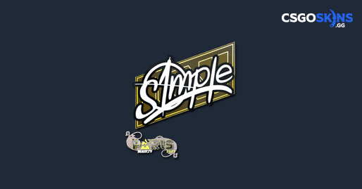 Sticker | s1mple | Paris 2023 - CSGOSKINS.GG