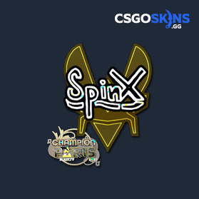Sticker | Spinx (Glitter, Champion) | Paris 2023 - CSGOSKINS.GG