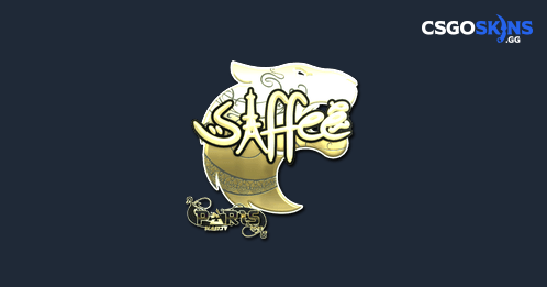 Sticker | saffee (Gold) | Paris 2023 - CSGOSKINS.GG