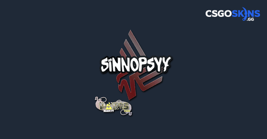 Sticker | sinnopsyy | Paris 2023 - CSGOSKINS.GG