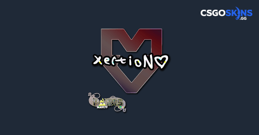 Sticker | xertioN (Glitter) | Paris 2023 - CSGOSKINS.GG