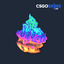 Sticker | Liquid Fire (Holo) - CSGOSKINS.GG