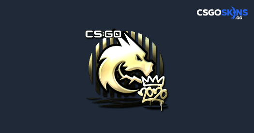 Sticker | Spirit (Gold) | 2020 RMR - CSGOSKINS.GG