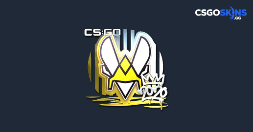 Sticker | Vitality (Foil) | 2020 RMR - CSGOSKINS.GG