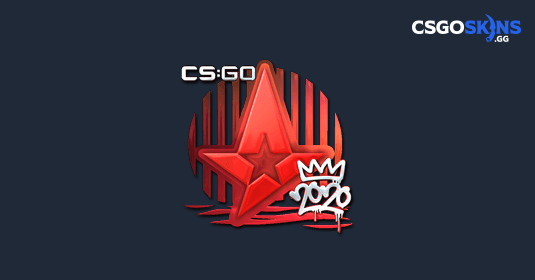 Sticker | Astralis (Foil) | 2020 RMR - CSGOSKINS.GG
