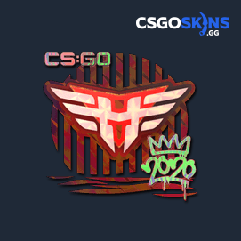 Sticker | Heroic (Holo) | 2020 RMR - CSGOSKINS.GG