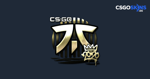 Sticker | Fnatic (Gold) | 2020 RMR - CSGOSKINS.GG
