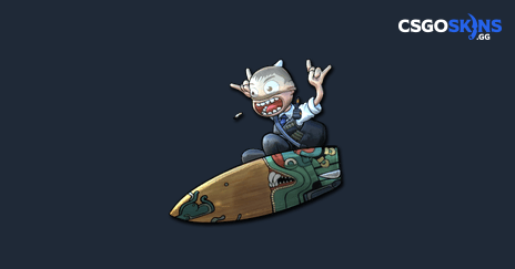 Sticker | Fire Serpent Surf K (Foil) - CSGOSKINS.GG