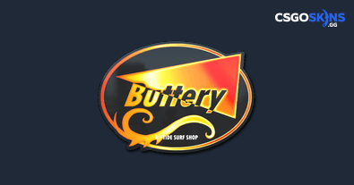 Sticker | Flame Buttery (Holo) - CSGOSKINS.GG