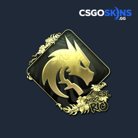 Sticker | Team Spirit (Gold) | Rio 2022 - CSGOSKINS.GG
