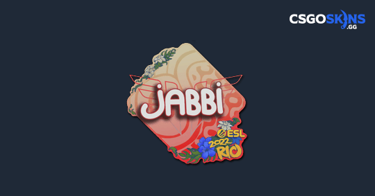 Sticker | jabbi | Rio 2022 - CSGOSKINS.GG