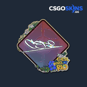 Sticker | CeRq (Glitter) | Rio 2022 - CSGOSKINS.GG