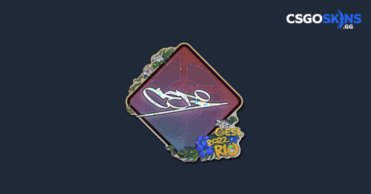 Sticker | CeRq (Glitter) | Rio 2022 - CSGOSKINS.GG