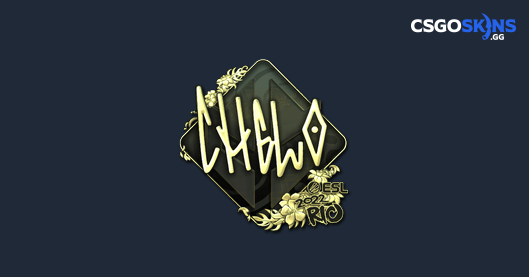 Sticker | chelo (Gold) | Rio 2022 - CSGOSKINS.GG