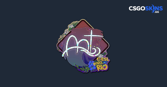 Sticker | arT (Glitter) | Rio 2022 - CSGOSKINS.GG