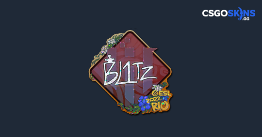 Sticker | bLitz (Glitter) | Rio 2022 - CSGOSKINS.GG