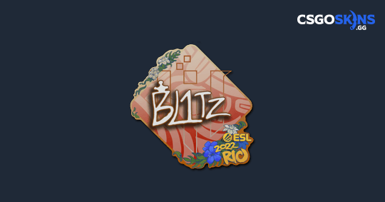 Sticker | bLitz | Rio 2022 - CSGOSKINS.GG