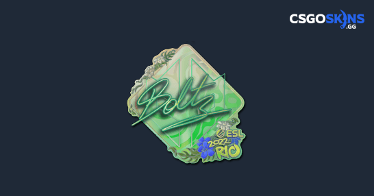 Sticker | boltz (Holo) | Rio 2022 - CSGOSKINS.GG
