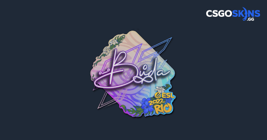 Sticker | BUDA | Rio 2022 - CSGOSKINS.GG
