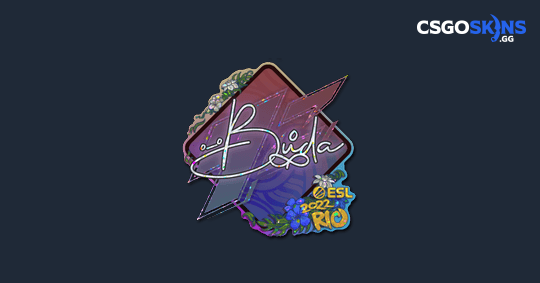 Sticker | BUDA (Glitter) | Rio 2022 - CSGOSKINS.GG