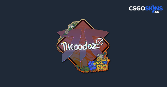Sticker | nicoodoz (Glitter) | Rio 2022 - CSGOSKINS.GG