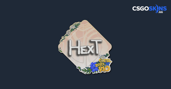 Sticker | HexT | Rio 2022 - CSGOSKINS.GG